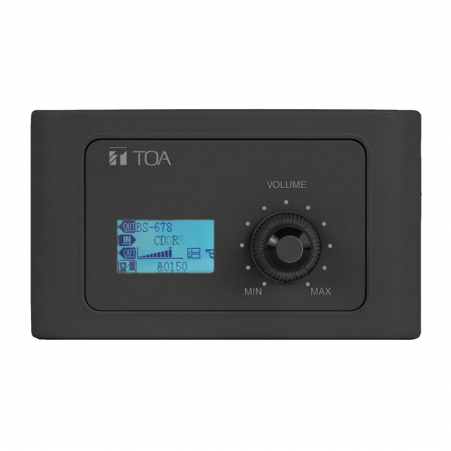 Buy TOA M-800RCB-AM, Remote Audio Control Panel, Black - Prime Buy