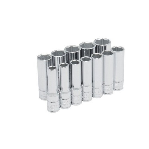 Buy Urrea 52205, 3/8" Driver Deep Socket Set, Metric, 8 - 19 mm, 6 ...
