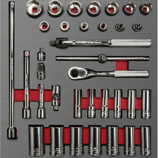 Buy Urrea CH202L, Metric 3/8" Drive, Socket Set in EVA-Laminated Tray ...