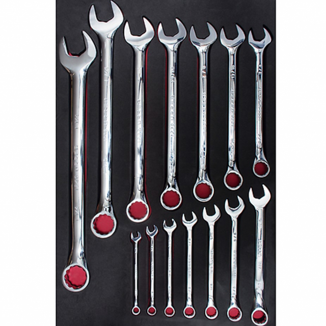 Buy Urrea CH303, SAE Full Polish Combination Wrench Set in EVA Tray ...