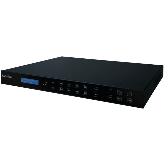 Buy Vanco EVMX44PRO, Evolution 4K HDBaseT 4x4 Matrix with ARC IR IP ...