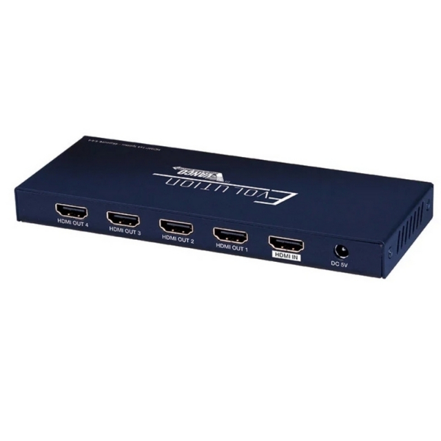 Buy Vanco EVSP4K14, Evolution Premium 4K HDMI 1x4 Splitter - Prime Buy